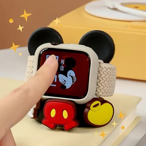 Disney | Accessories | Mickey Mouse Smartwatch Charger Cover Set Of 2 ...